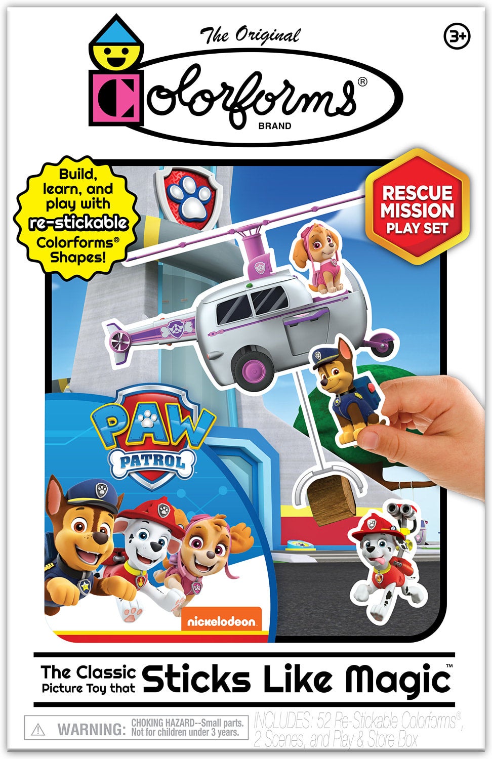 Paw Patrol Colorforms | Galena Kids Toy Store & Learning Center